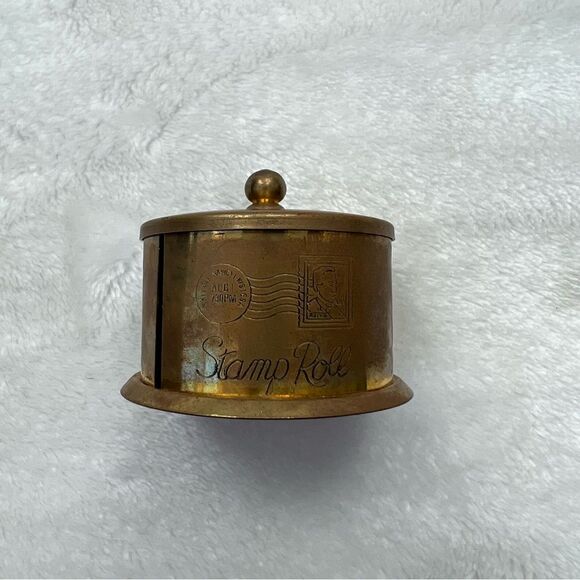 Accents | Vintage Brass Stamp Roll Post Office Memorabilia | Poshmark